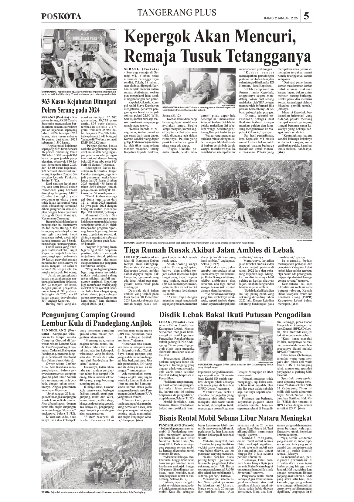 Poskota Epaper - Poskota 2 Januari 2025