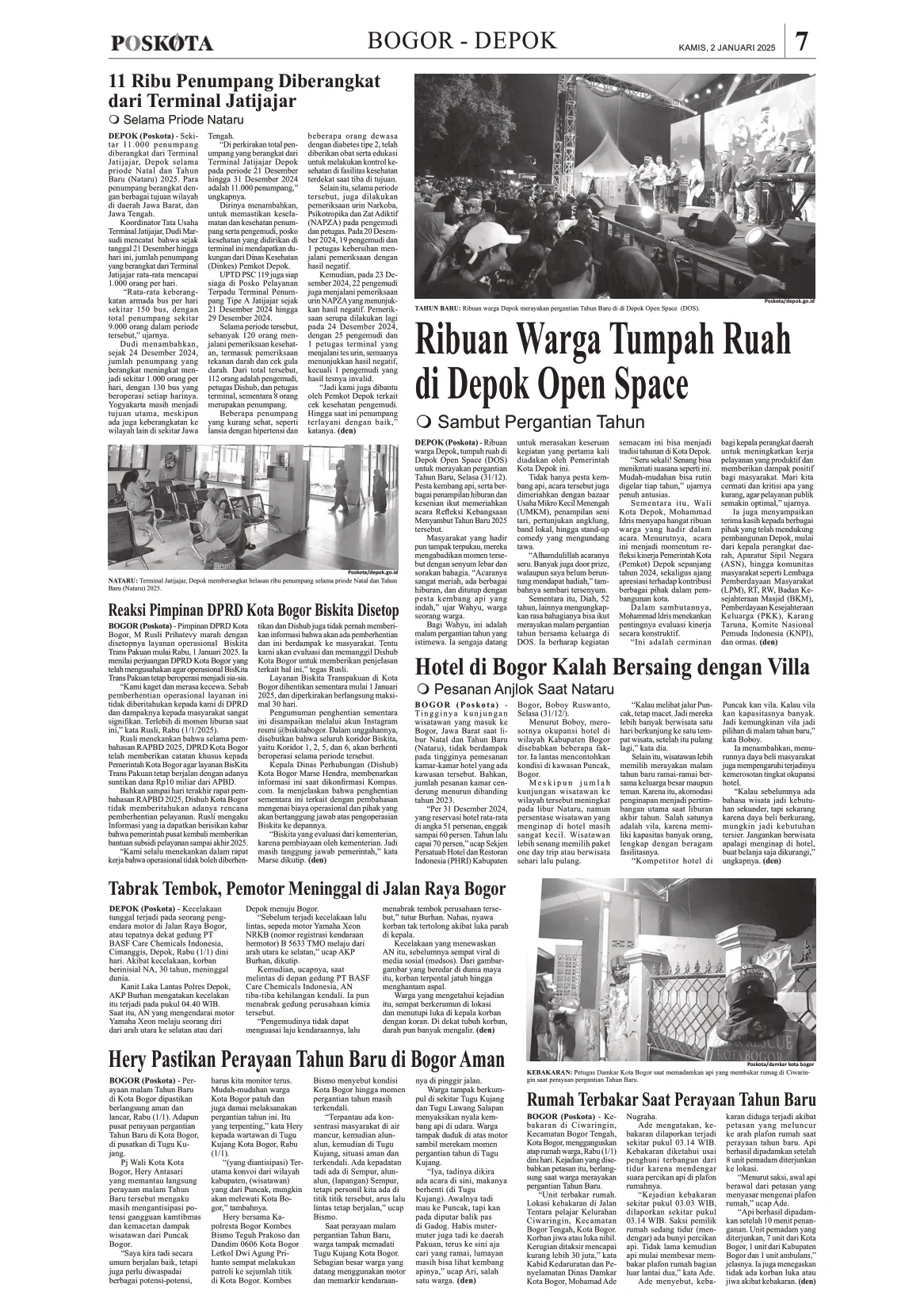 Poskota Epaper - Poskota 2 Januari 2025