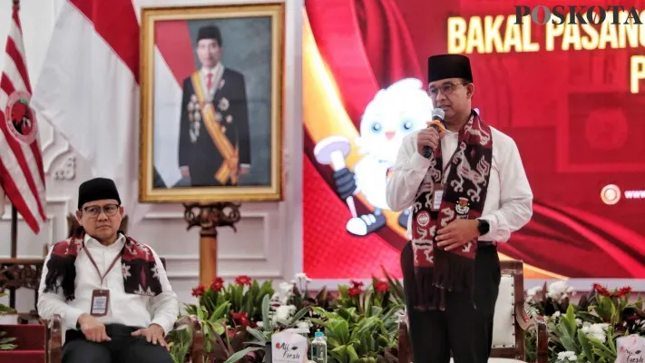 Anies-Cak Imin Resmi Daftar Capres-Cawapres ke KPU - poskota.co.id