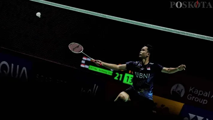 Ginting Kalahkan Jojo Di Perempat Final Indonesia Open 2023 - poskota.co.id